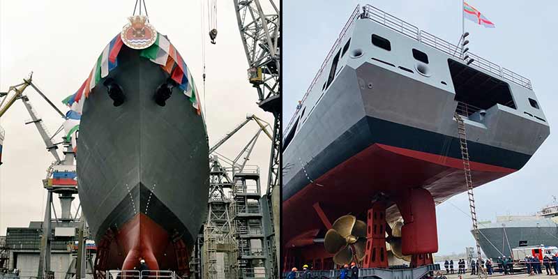 Indian Navy’s stealth frigate ‘Tushil’ launched in Russia | defence ...
