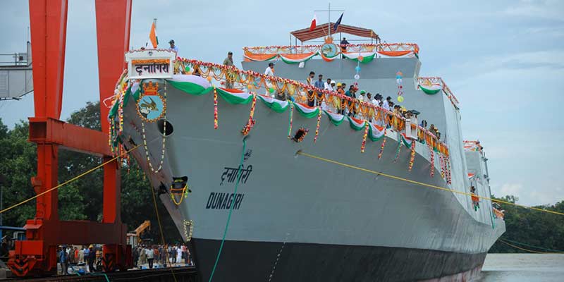 Rajnath Singh launches Project 17A stealth frigate ‘Dunagiri’ | Rajnath ...