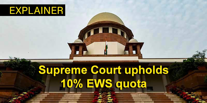 Break from the past: Economic criteria for reservation | Constitution ...