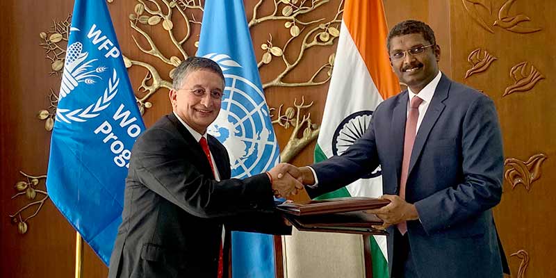 India signs pact with UNWFP for distribution of wheat in Afghanistan ...