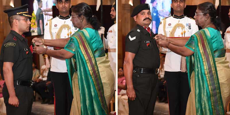 President Murmu confers 37 gallantry awards | shaurya chakra | defence ...